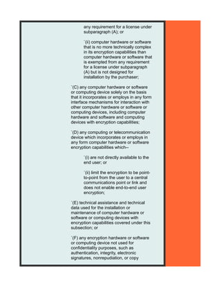 Security and freedom through encryption act (safe act) | PDF ...