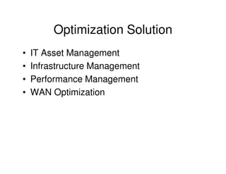 Security and optimization solution primer [compatibility mode] | PPT