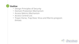 Security Environment, Design Principles Of Security | PPTX
