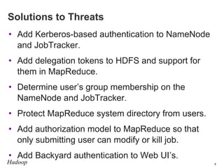 Hadoop Security Architecture | PPT