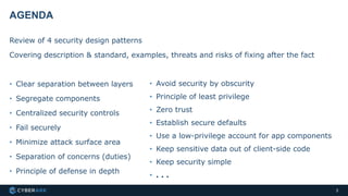 Security architecture design patterns iltam 2018 - ofer rivlin | PPT