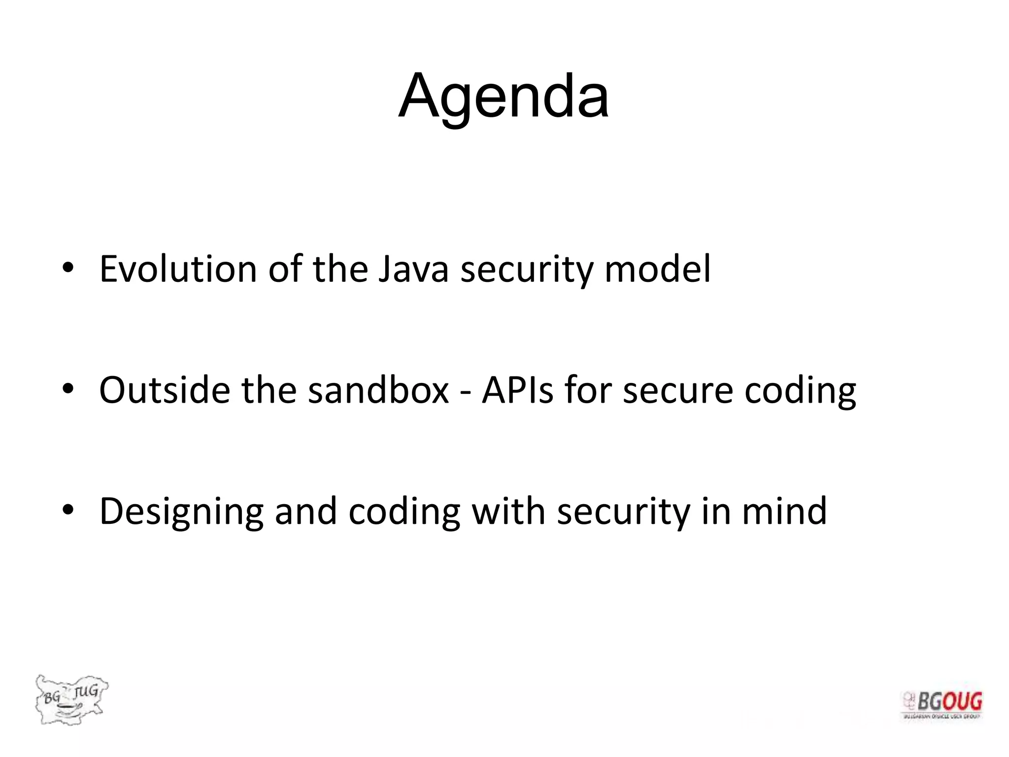 Security Architecture of the Java Platform (BG OUG, Plovdiv, 13.06.2015 ...