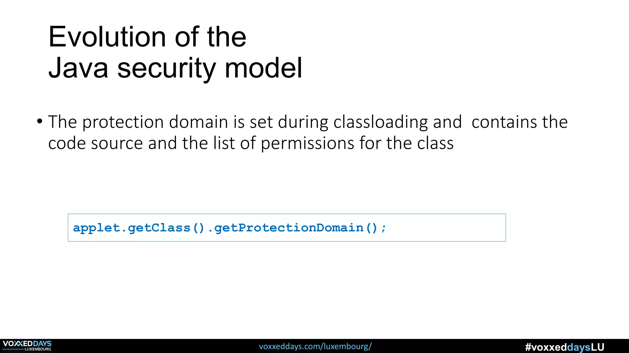Security Architecture of the Java platform | PPTX