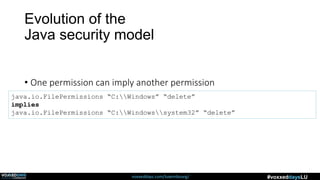 Security Architecture of the Java platform | PPTX