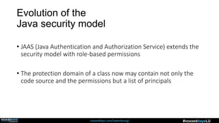 Security Architecture of the Java platform | PPTX