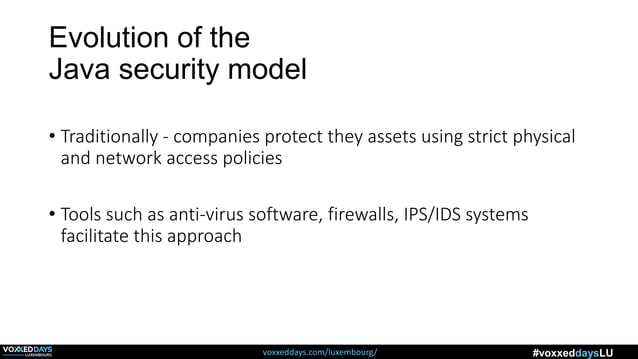 Security Architecture of the Java platform | PPTX