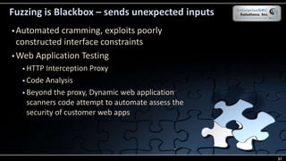 Security assessment isaca sv presentation jan 2016 | PPT