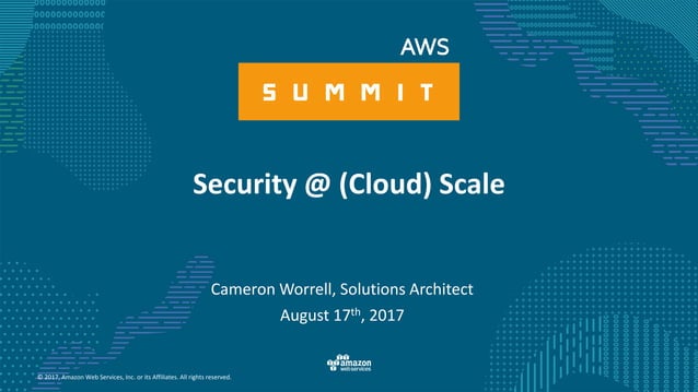 Security @ (Cloud) Scale Deep Dive | PPT