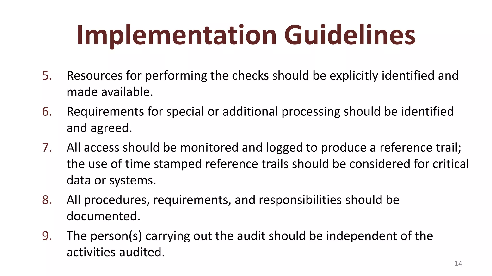 Security auditing architecture | PPTX