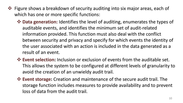 Security auditing architecture | PPTX | Databases | Computer Software ...