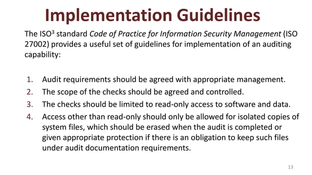 Security auditing architecture | PPTX | Databases | Computer Software ...