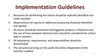 Security auditing architecture | PPTX