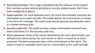 Security auditing architecture | PPTX