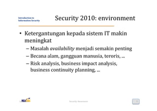 Security awareness | PDF