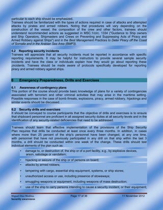 Security awareness onboard the cruise ships | PDF