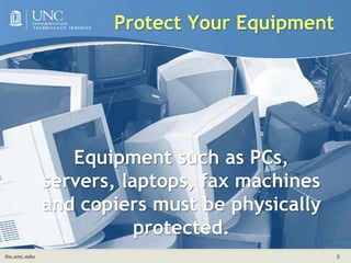 Security Awareness 9-10-09 v5 Protect Equipment | PPTX