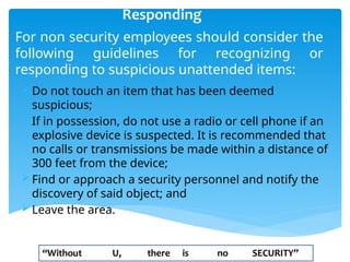 Security Awareness training for employee | PPTX