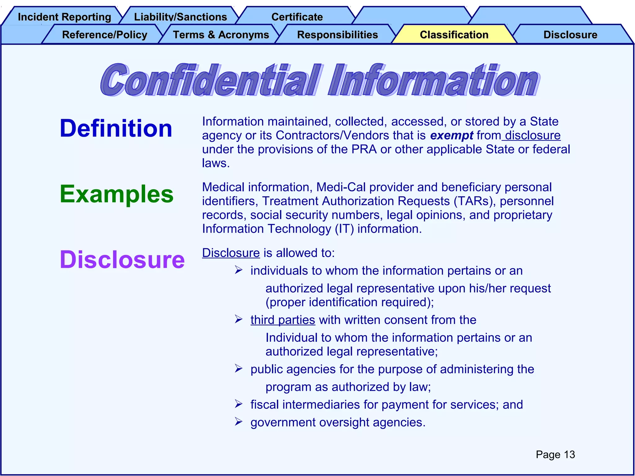 Example of Security Awareness Training -- Department of Aging | PPS