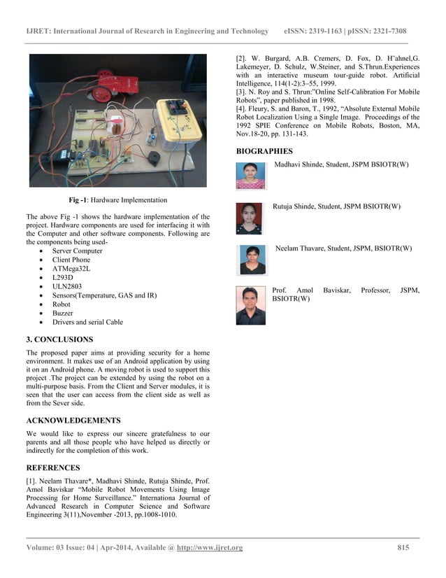 Security based home surveillance system using android application | PDF