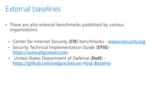 Microsoft Security baselines | PPT