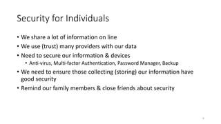 Afghanistan IGF 2023: The ABCs and importance of cybersecurity | PPT