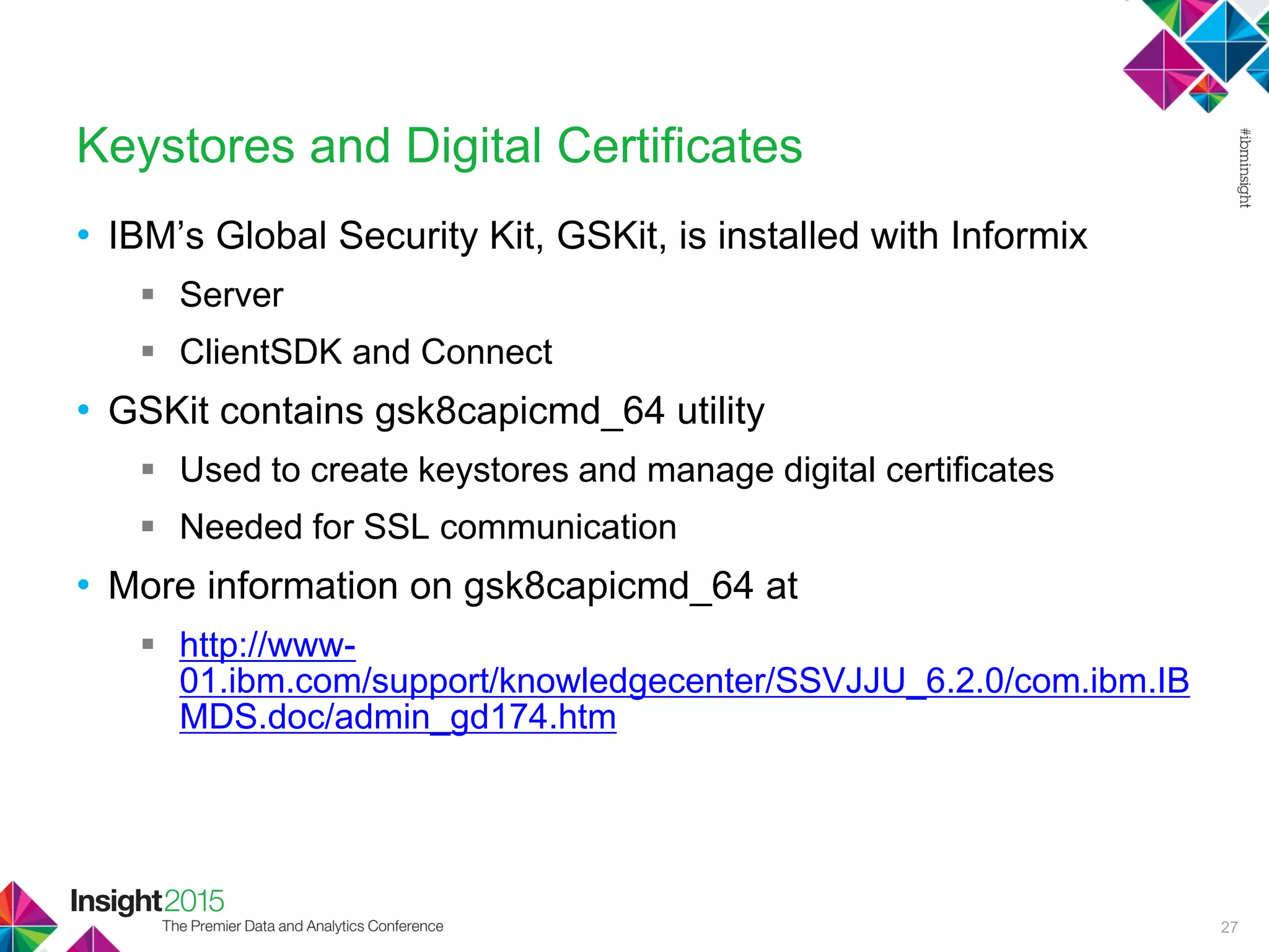 Security best practices for informix | PDF