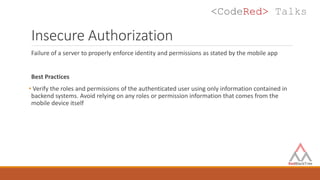 Mobile App Security - Best Practices | PPT