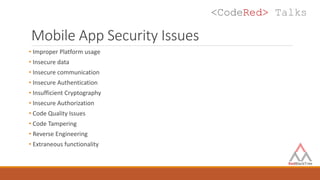 Mobile App Security - Best Practices | PPT
