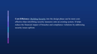 Security_by_Design.pdf | Information and Network Security | Computing