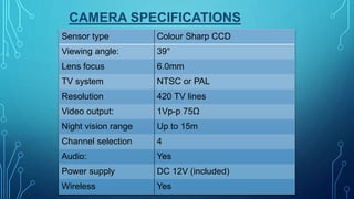 Security camera | PPT