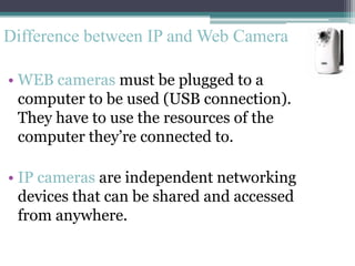 Security Cameras & IP Cameras | PPT