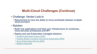 Security challenges in a multi cloud environment | PPTX