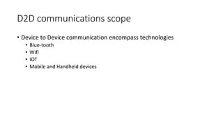 Security challenges in d2d communication by ajithkumar vyasarao | PPT