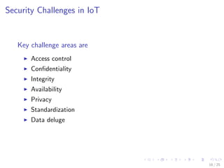 Security challenges in IoT | PDF