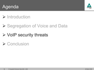 Security Challenges In VoIP | PPT