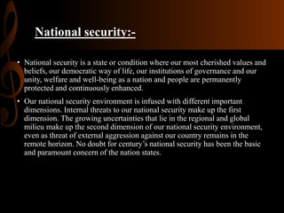 Security challenges of pakistan | PPTX