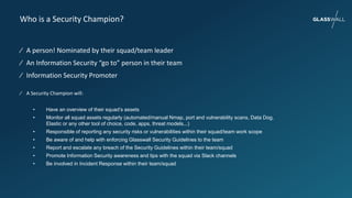 Security Champions Programme | PPTX
