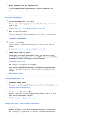 Security checklist - Google Workspace.pdf