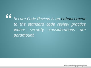 The Security Code Review Guide | PDF
