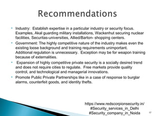 Security company in Noida redscorpionsecurity.in