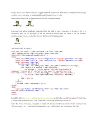 Security concerns in microsoft share point 2013 | PDF | Web Development | Internet