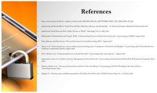 Security Concerns With Privacy in Social Media | PPT