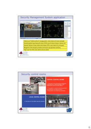 Integrated smart surveillance systems for rail-based mass ...