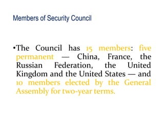 Security council | PPTX