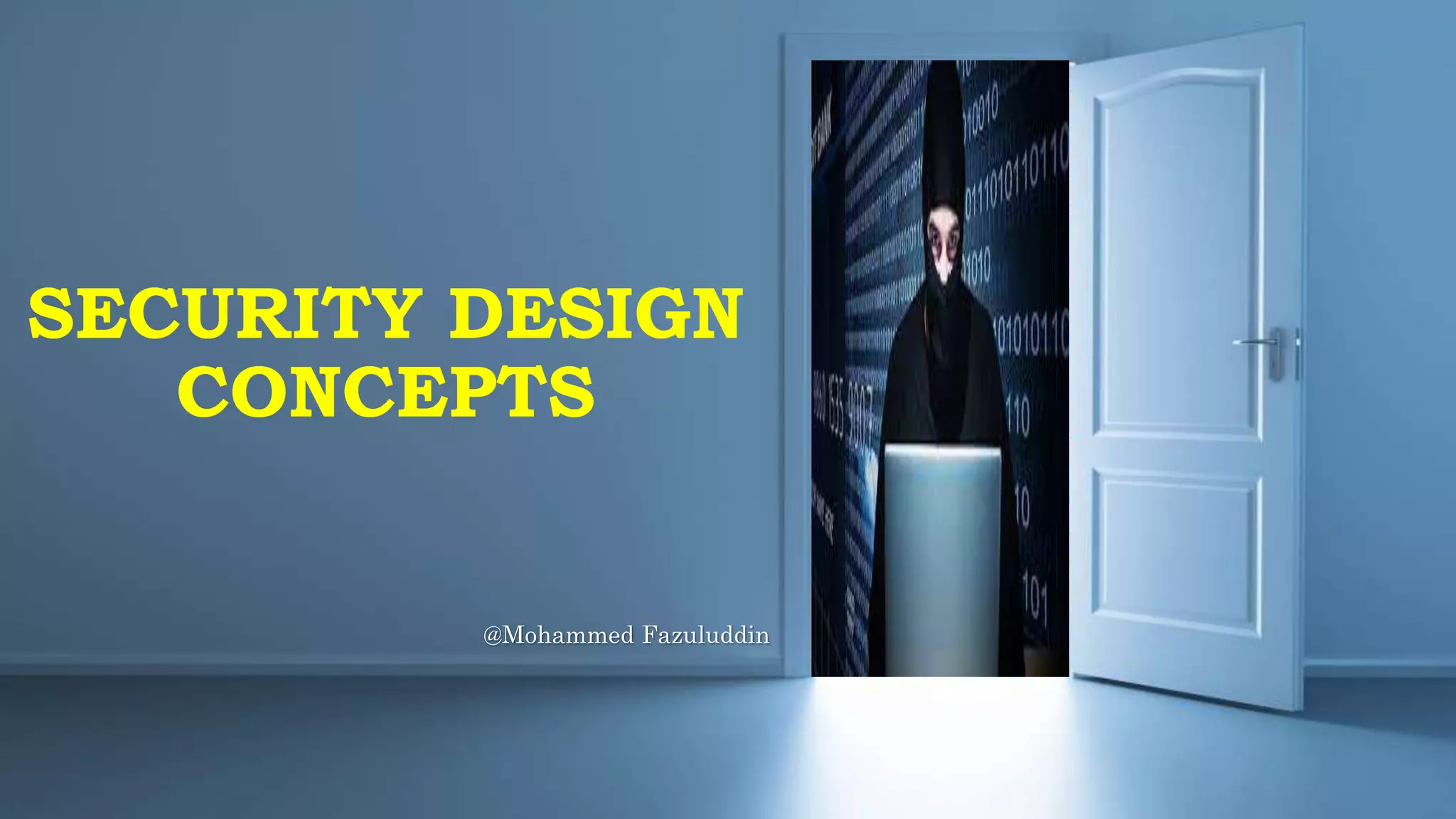 Security Design Concepts | PPT