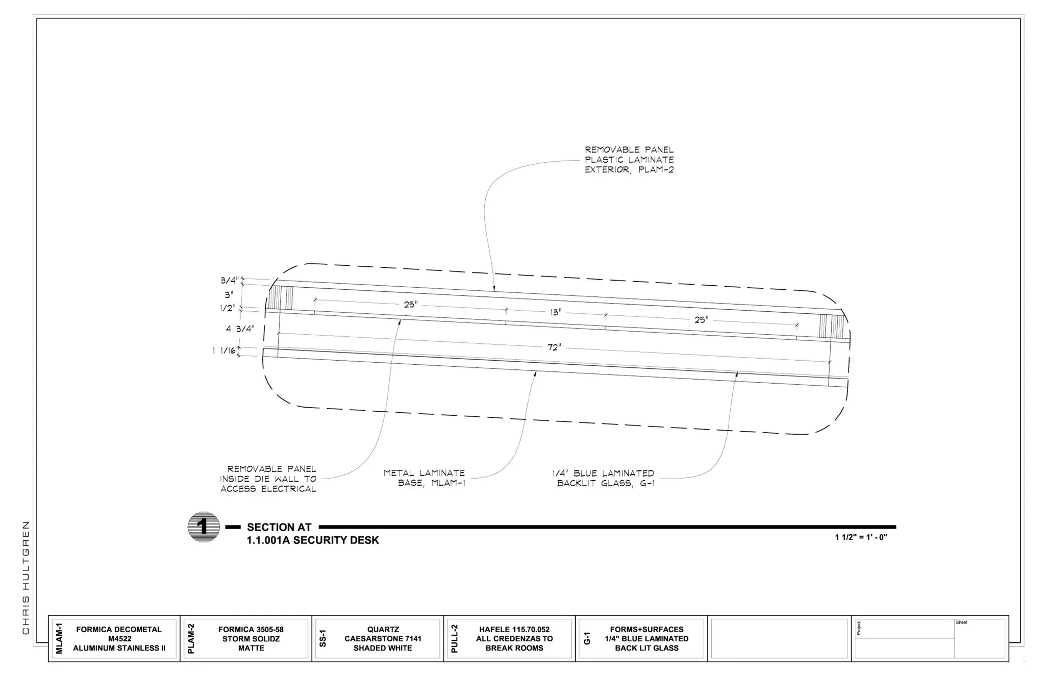 Security desk drawing | PDF