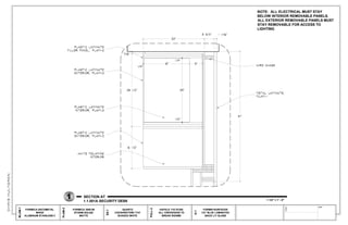 Security desk drawing | PPT