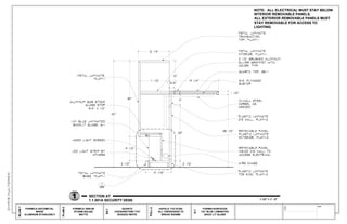 Security desk drawing | PPT