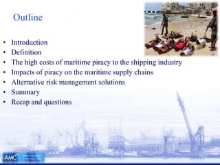 Security economic consequences of piracy on shipping and its impacts og ...