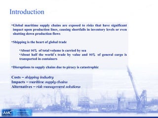 Security economic consequences of piracy on shipping and its impacts og ...